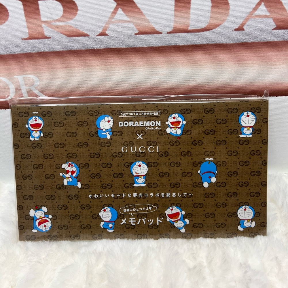 Gucci X Draemon Notepad Memo Pad [Rare] - Gem